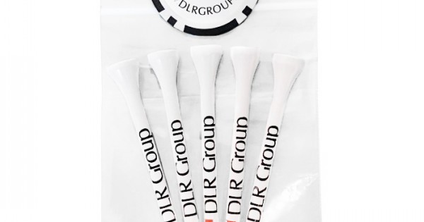 Custom Golf Tee Poly Packs - 5PC